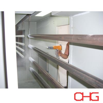 China Manual Electrostatic Powder Coating Spray Booth with 50-300 Micron Range and 95%+ Efficiency for Metal Surface Treatment for sale