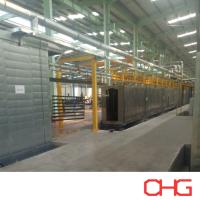 China Powder Coating Line for Aluminum Profiles with Overhead Conveyor System and Manual Loading to Support Diverse Production for sale