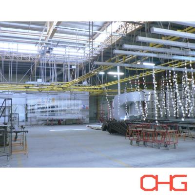 China Customized PLC Controlled Aluminum Profile Powder Coating Line 120m/min Conveyor for sale