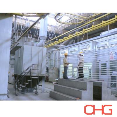 China PLC Control Automatic Powder Coating Production Line For Aluminum Profiles for sale
