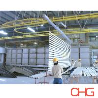 China Automatic PLC Control Unit Top Electrostatic Powder Coating Line for Various Sizes Aluminum Profiles in High Demand for sale
