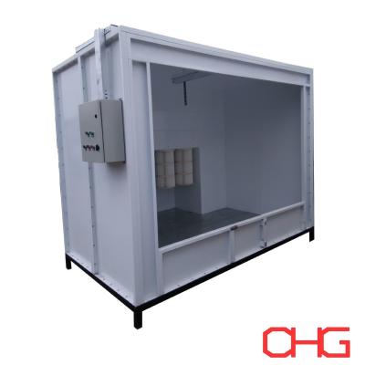 China Manual Electrostatic Powder Coating System with 60-100 kV Spray Gun and Custom 2.5m x 2.5m Spray Booth - CE Certified for sale