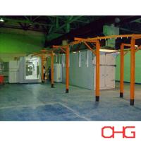China Customized Powder Coating Line with Manual Spray Guns 1 Set Min Order Overhead Conveyor System for sale