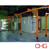 China Custom Powder Coating Production Line with Manual Spray Guns 100-500mm Conveyor for sale
