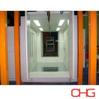 China Custom Powder Coating Production Line with Manual Spray Guns 100-500mm Conveyor for sale
