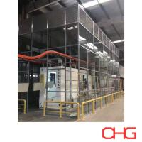 China Professional Automatic Powder Coating Booth Clean Room with 4 Spray Guns and 300 Lux Lighting for sale