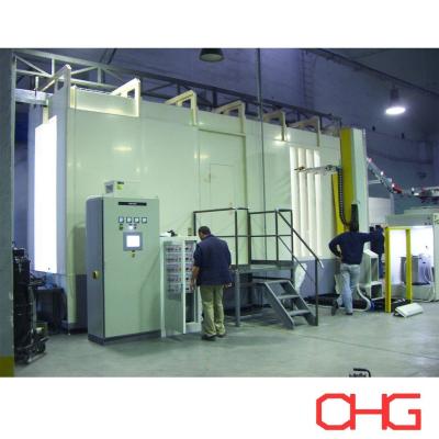 China Automatic PVC PP Powder Coating Spray Paint Booth 300 Lux Clean Room for sale