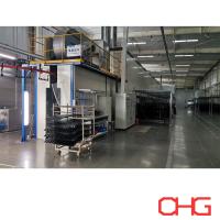 China Customizable Overhead Conveyor Electrostatic Powder Coating Line for Car Components 8-Stage Process for sale