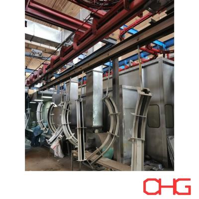 China Hardware Spraying Equipment and PLC Control Unit Automatic Powder Coating System for Conveyor Track for sale