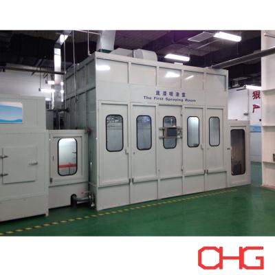 China Customized Wet Painting Booth with Water Curtain System - Automatic Spray Coating Machine for Automotive & Industrial Applications for sale