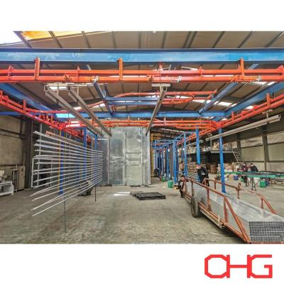 China Technical Data Customized Professional Powder Coating Production Line for Aluminum Profiles for sale