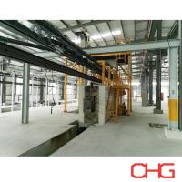 China Durable Powder Coating Line Featuring Polypropylene Spray Booth and Power Free Overhead Conveyor for Metal Part Coating for sale