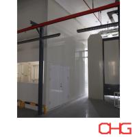 China Acrylic Board Coating Machine Monorail Conveyor Powder Coating Line 1200mm Width Custom for sale