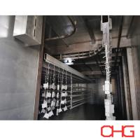 China Automated powder coating line for aluminum profiles combining surface treatment finishing equipment and material handling for sale