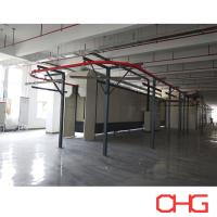 China Custom Powder Coating Line for Acrylic Boards 1200mm Width Conveyor System for sale