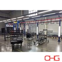 China Electrostatic Powder Coating Line Overhead Conveyor System 8 Stage Process Customizable for sale