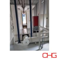 China Customized Powder Coating Line for aluminum profiles featuring overhead conveyor system and manual loading unloading for flexible for sale