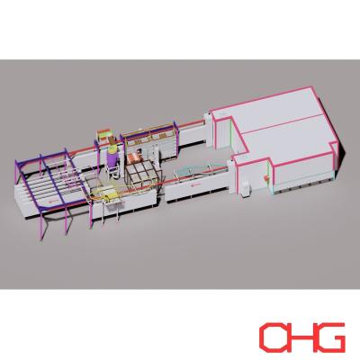 China Electrostatic Automatic Powder Coating Line 200-500kg Capacity for Metal Parts for sale