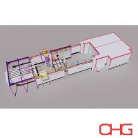 China Electrostatic Automatic Powder Coating Line 50-100kV 180-200°C for Metal Components for sale