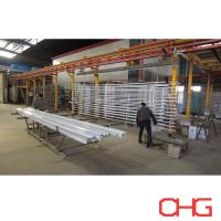 China Powder Coating Production Line for Aluminium Profiles 12000mm Overhead Conveyor for sale