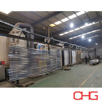 China Powder Coating Production Line Machine for Various Sizes Aluminium Profile Customization Offered for sale