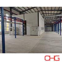 China Automated powder coating line for aluminum profiles combining surface treatment finishing equipment and material handling for sale