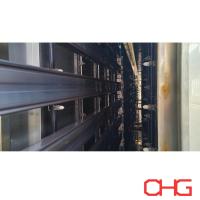 China Automatic Powder Coating Line 13.5m Hanger Power Free Conveyor Curing Oven for sale