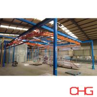China PLC Controlled Powder Coating Line for Custom Aluminum Profiles 200mm Width for sale