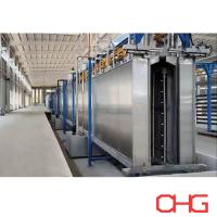 China PP Spray Booth Powder Coating Line for Metal Shelves 13.5m Hanger Automatic Gun for sale
