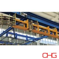 China Customized Electrostatic Powder Coating Line PP Spray Booth 13.5m Hanger P F Conveyor for sale