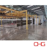 China Custom Electrostatic Powder Coating Line for Aluminum Profiles 120m/min Overhead Conveyor for sale
