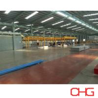 China Continuous Powder Coating Line for Aluminum Profiles with Manual Handling and Overhead Conveyor Surface Treatment System for sale