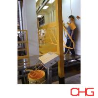 China Customized Electrostatic Powder Coating Production Line with PVC Booth and Overhead Conveyor for sale