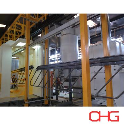 China Powder Coating Production Line for Metal Parts PLC Control Unit and Conveyor System for sale