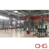 China Power and Free Overhead Conveyor System for Steel Parts Coating Production Line with Dual-Track Design and Custom Carriers for sale