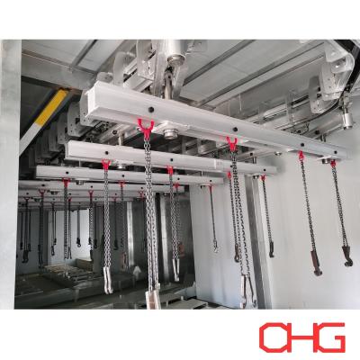 China Overhead Power and Free Conveyor System with Dual-Track Design for Coating Production Lines - Custom Carrier Solutions for sale