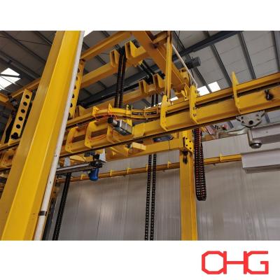 China Custom Power and Free Conveyor System for Coating Lines - Dual-Track Overhead Design with Adjustable Speed Control for sale