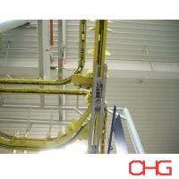 China PLC Control Dual-Track Power & Free Conveyor System with Lifting Machine for Coating Production Lines for sale