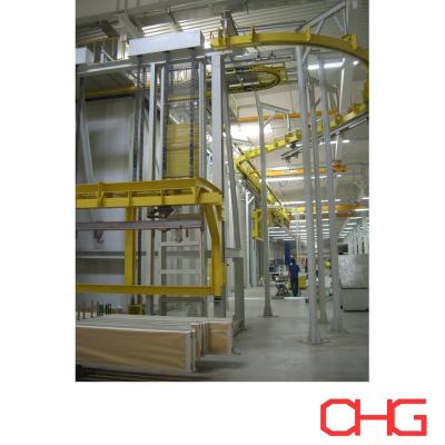 China Custom Power and Free Overhead Conveyor System 500kg Capacity for Coating Production Line for sale
