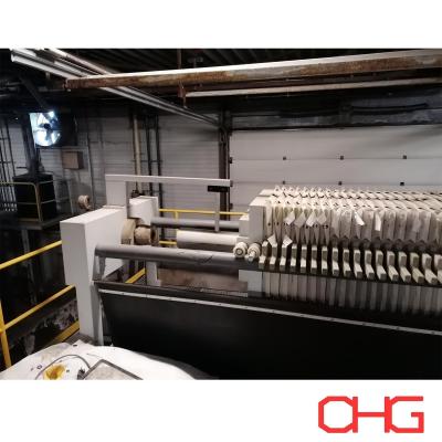 China Cantilever Beam Filter Press 23 m² Area 22 MPa Pressure for Coating Line Waste Water Treatment for sale