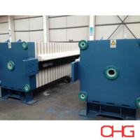 China Cantilever Beam Diaphragm Filter Press 23 m² Area 630×630 mm for Coating Line Wastewater Treatment for sale