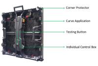China Indoor P2.6 Rental LED Display 500x500mm Cabinet 128x128 Resolution 3840Hz for sale
