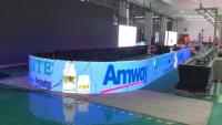 China CCC 1920Hz 4mm Indoor Flexible Led Screen Round Shape 360 Led Display for sale