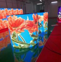 China CCC 1920Hz 4mm Indoor Flexible Led Screen Round Shape 360 Led Display for sale