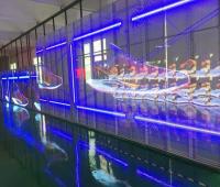 China Customized 5000nits Indoor Transparent LED Display High Brightness For Advertising for sale