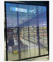 China Semi Outdoor Transparent LED Display 1000x500mm 1000-5000nits Glass Screen for sale