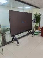 China Conference HD 16:9 LED TV Display 216 Inch Remote Control Movable Screen for sale