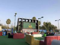 China Outdoor LED Display P3.91 500x1000mm Waterproof IP65 Die Casting Cabinet Video Screen for sale