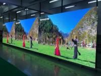 China SMD1921 Hanging LED Stage Curtain Screen 3500cd Indoor Outdoor Rental Display 500x500mm for sale