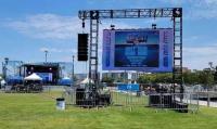China seamless Led Video Wall Panel 500x1000mm for sale